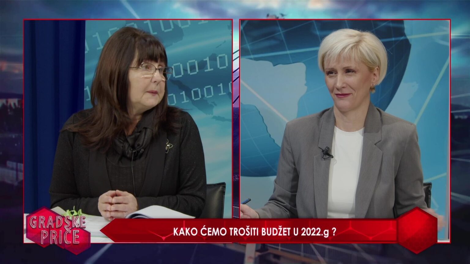 KAKO ĆEMO TROŠITI BUDŽET U 2022.g - GRADSKE PRIČE 11.12.2021. - TV ZONA ...